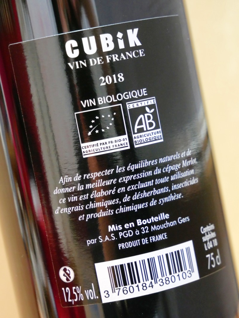 Cubik rouge - Les Vins d'Aurélien